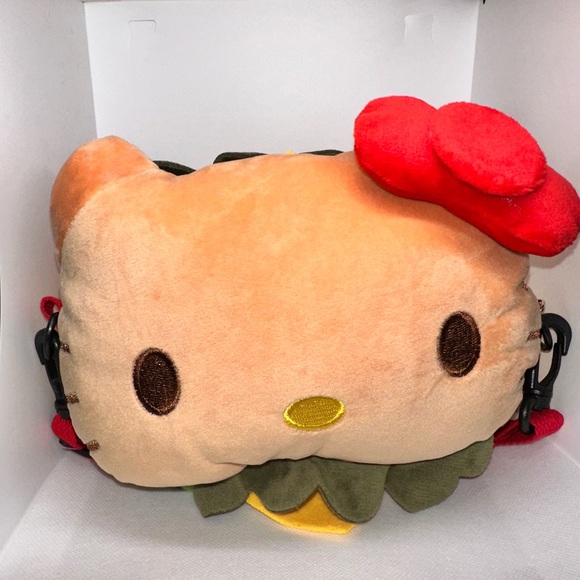 Sanrio | Bags | Hello Kitty Cheeseburger Kitty Plush Purse Sanrio ...